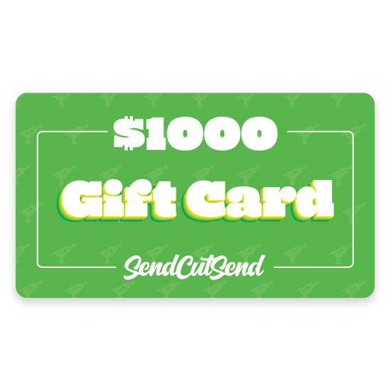 SendCutSend Online Laser Cutting Gift Certificate