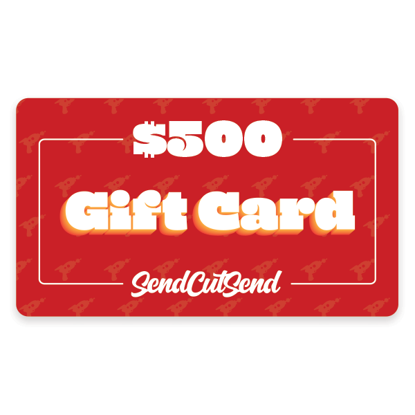 SendCutSend Online Laser Cutting Gift Certificate