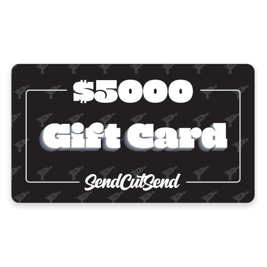 SendCutSend Online Laser Cutting Gift Certificate